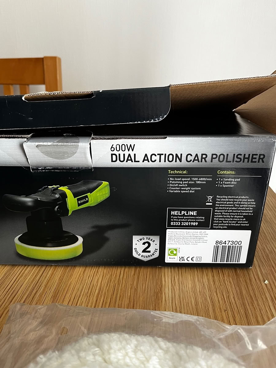 Free: Dual Action Car Polisher (Christchurch BH23)