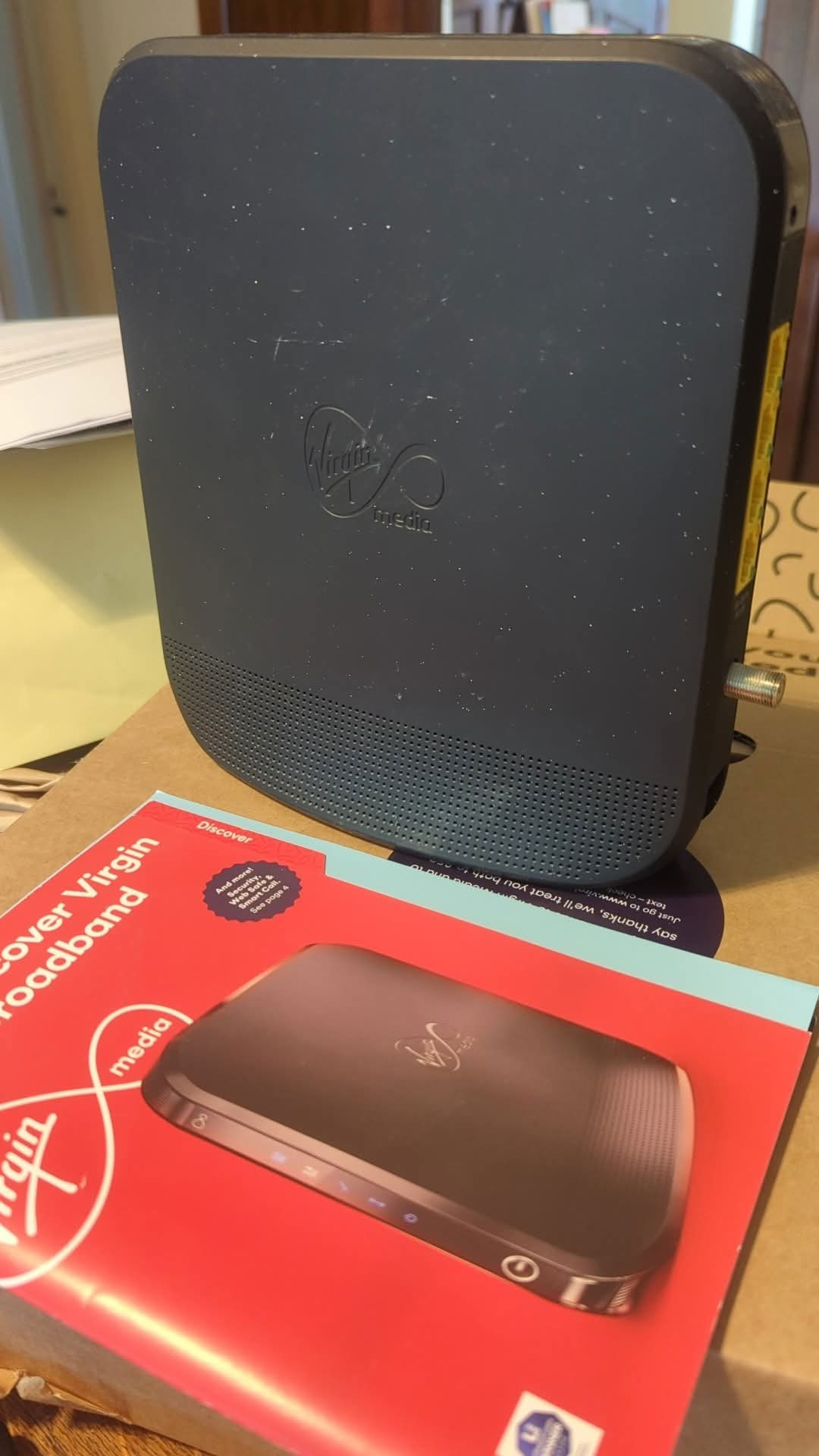 Free: Set-top box & router (M20 West Didsbury)