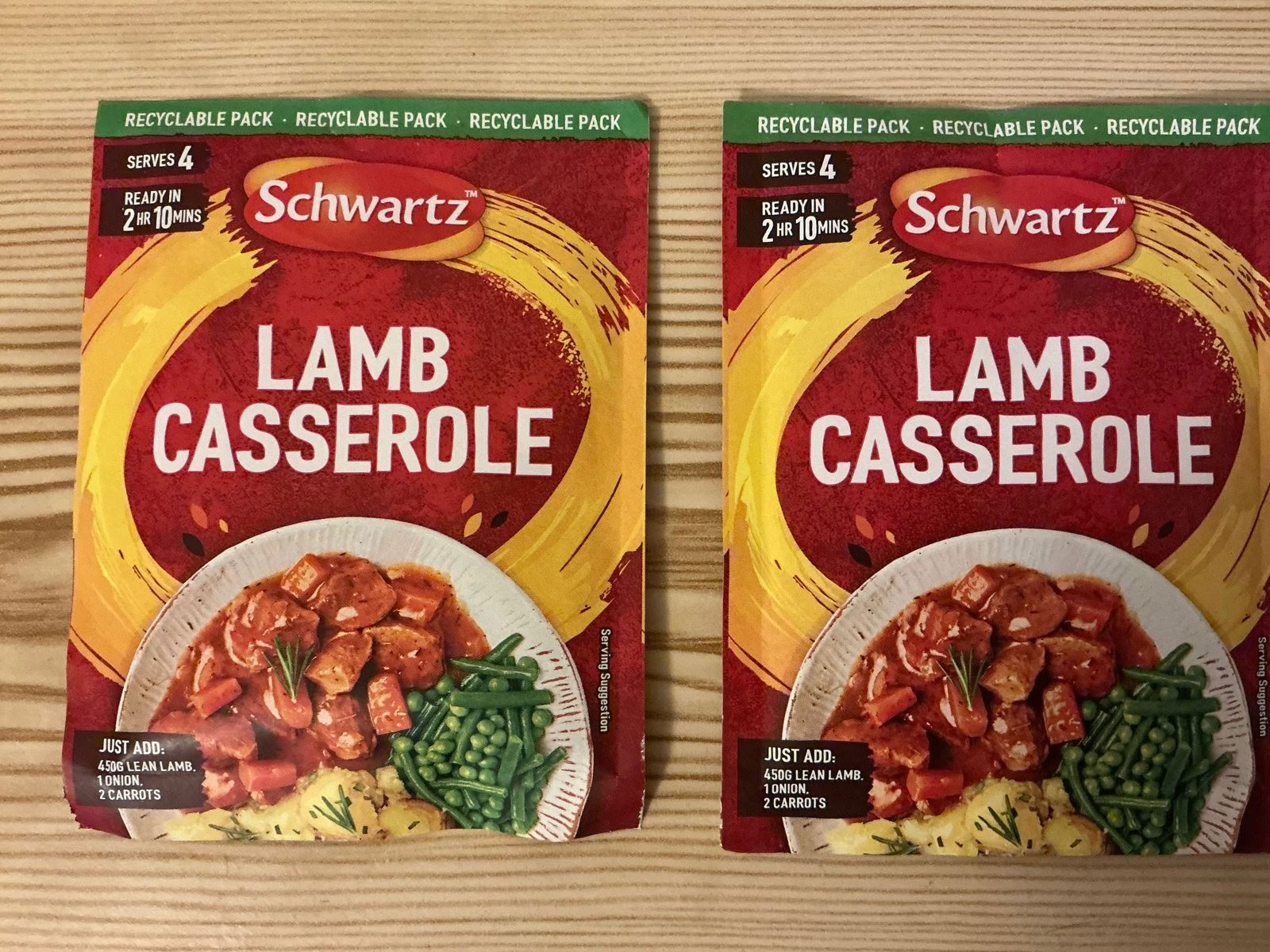 Free: 2 packets lamb casserole sauce mix (Walkley S6) - Sheffield Freegle