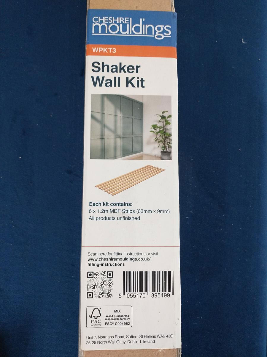 Free: Shaker wall kits MDF strips (L35) - St Helens Borough Freegle