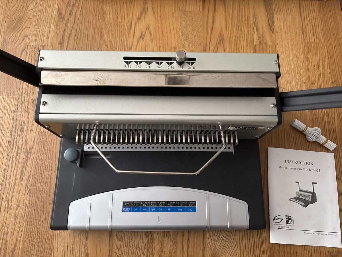 Free: Wire binder with spiral wires (Little Whelnetham)