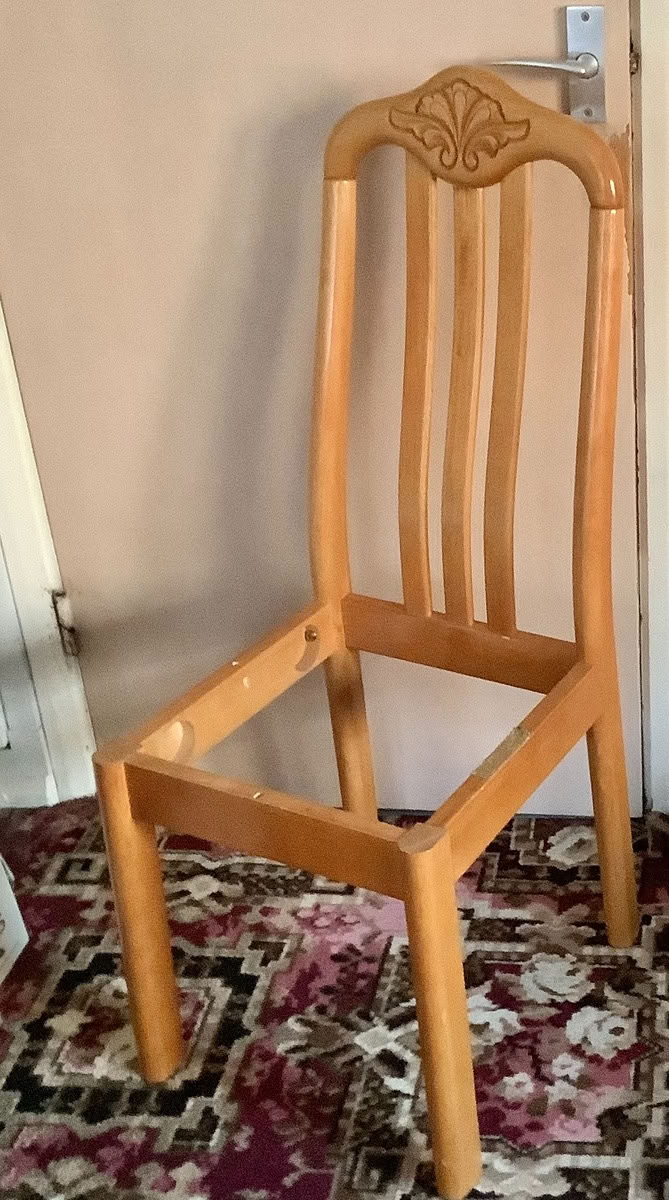 Free: Three Wooden Dining Chair Frames (Leeds city centre.)