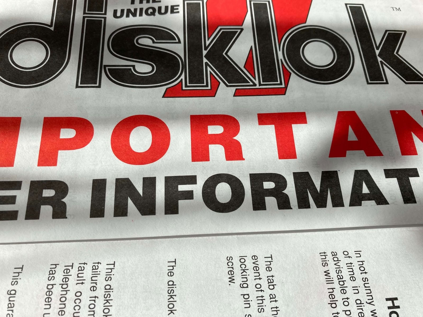 Free: SECURE CAR*THATCHAM*STEERING LOCK)SMALL39cm diameter (Calthwaite ...