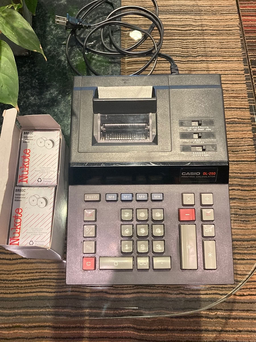 Free: Casio DL-250 Printing Calculator (34th St - Herald Square)