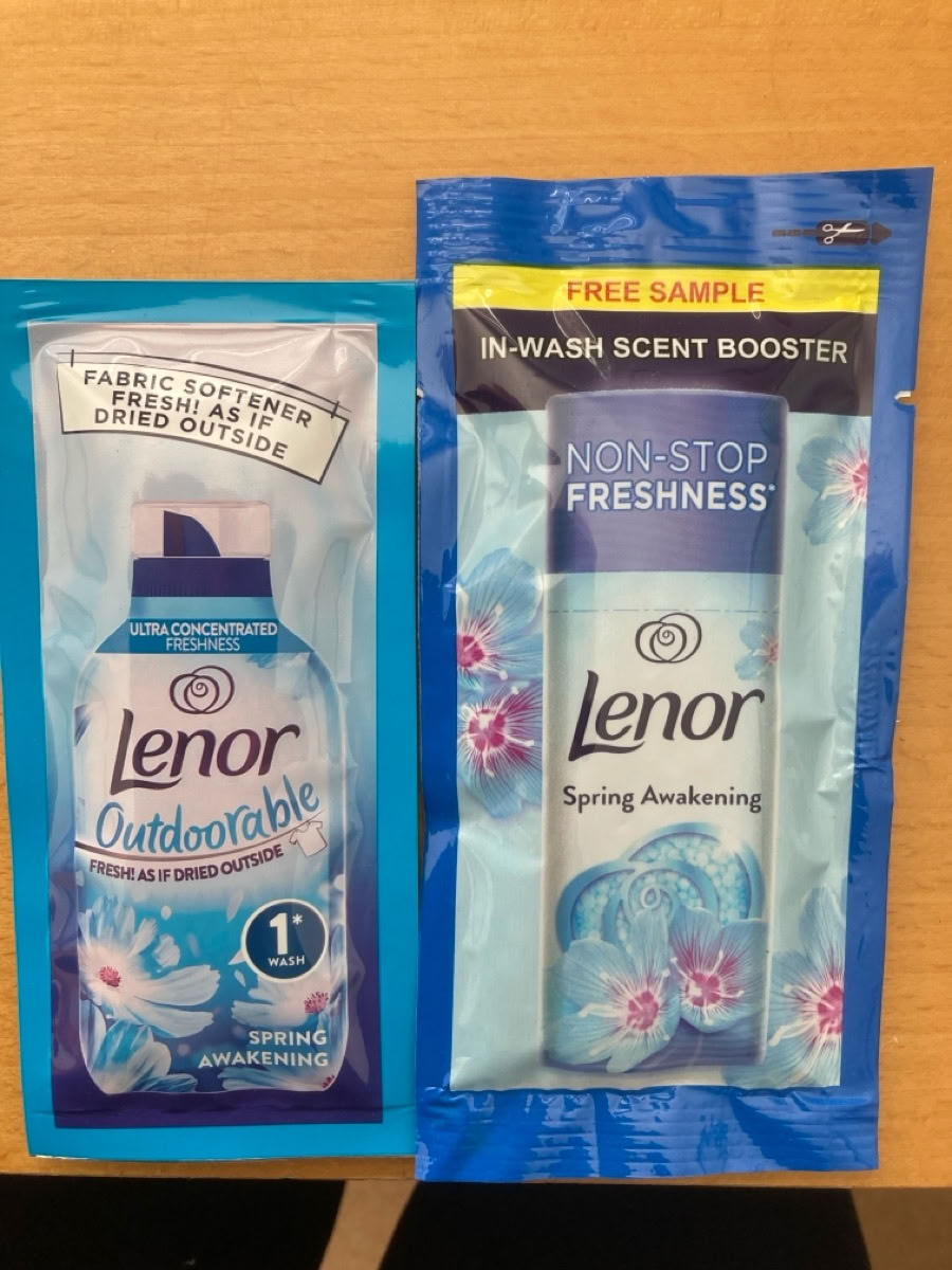 Free: Lenor free samples (Worlds End Burgess Hill)