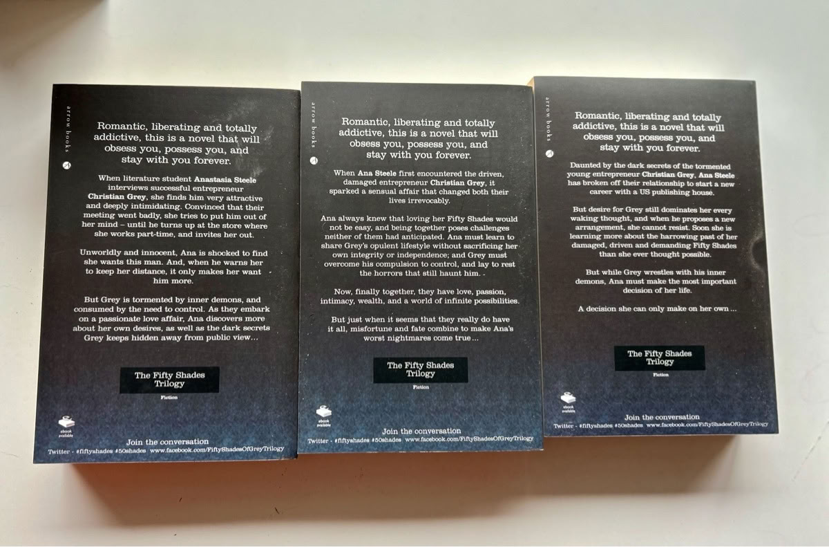 Free: Fifty Shades of Grey Trilogy (CT2)