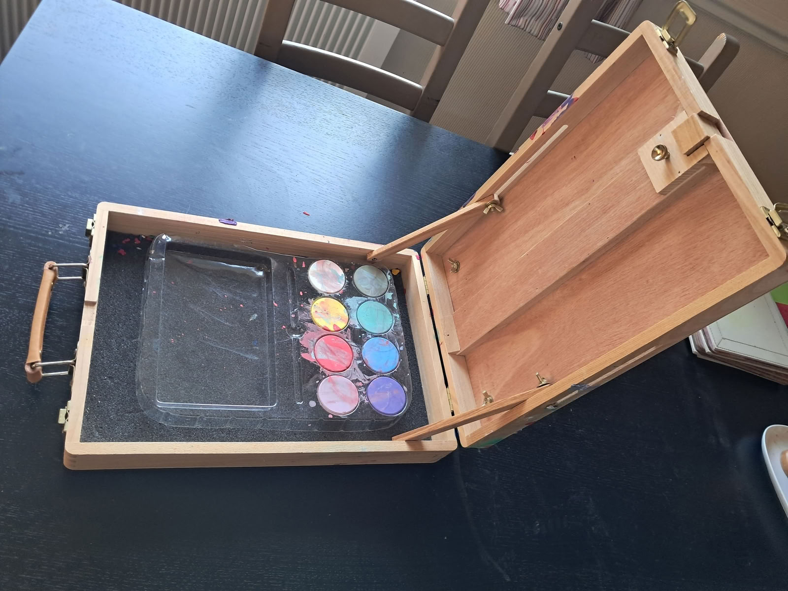 Free: Wooden paint box (Burgess Hill)