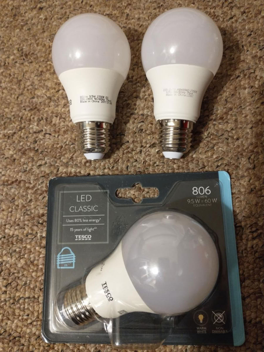 Free: LED light bulbs (3) (Chesterton CB4)