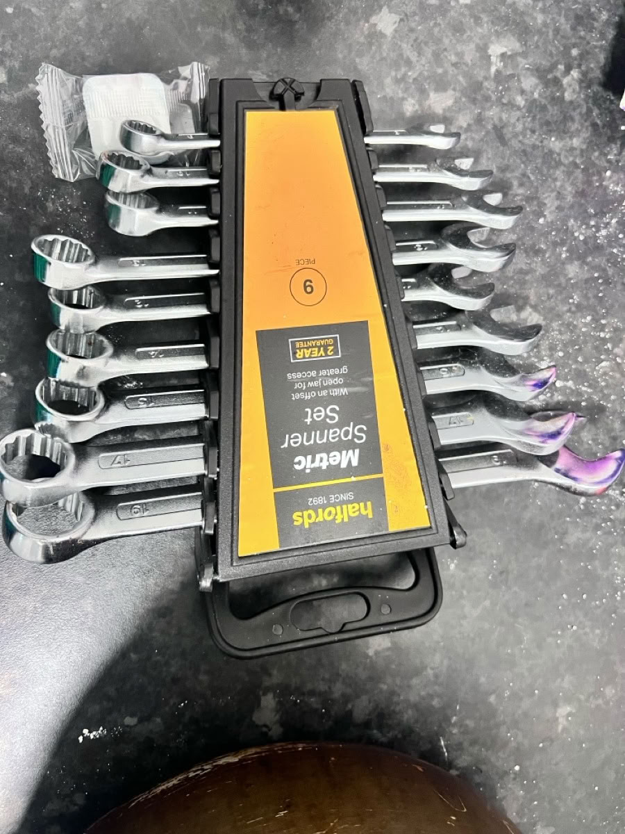 Free: Halfords Metric Spanner Set (Chesterfield S40 area ...