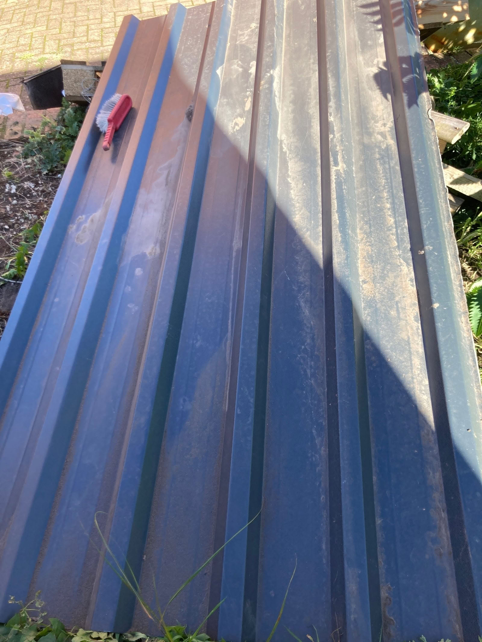 Free: Metal box profile roof sheets (Tilley SY4) - North Shropshire Freegle