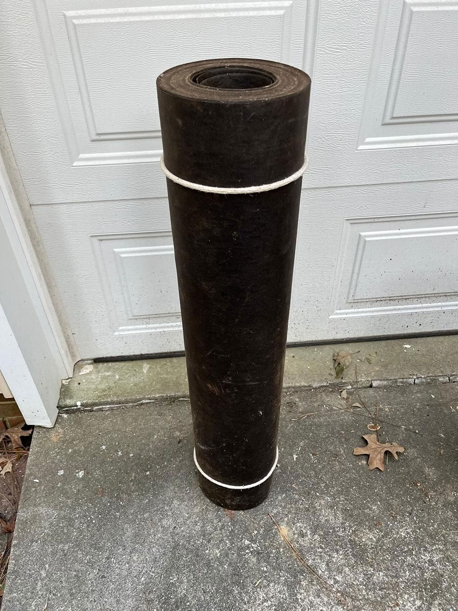 Free: 36" W roofing tar paper (On north side of Angier)
