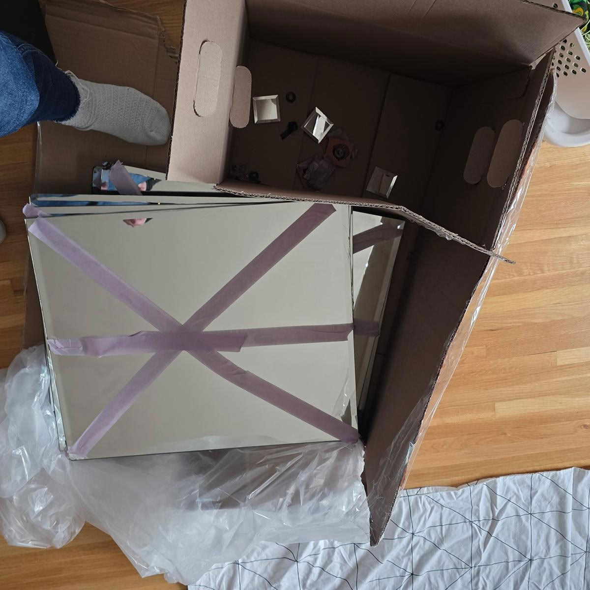 Free: Vtg 80s/90s XL wall mirrors (Bay Ridge)