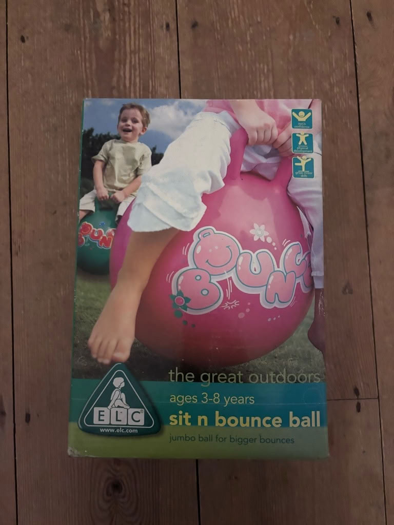 Free: ELC Sit n bounce ball (ages 3-8) (Belmont TN35) - Hastings Freegle