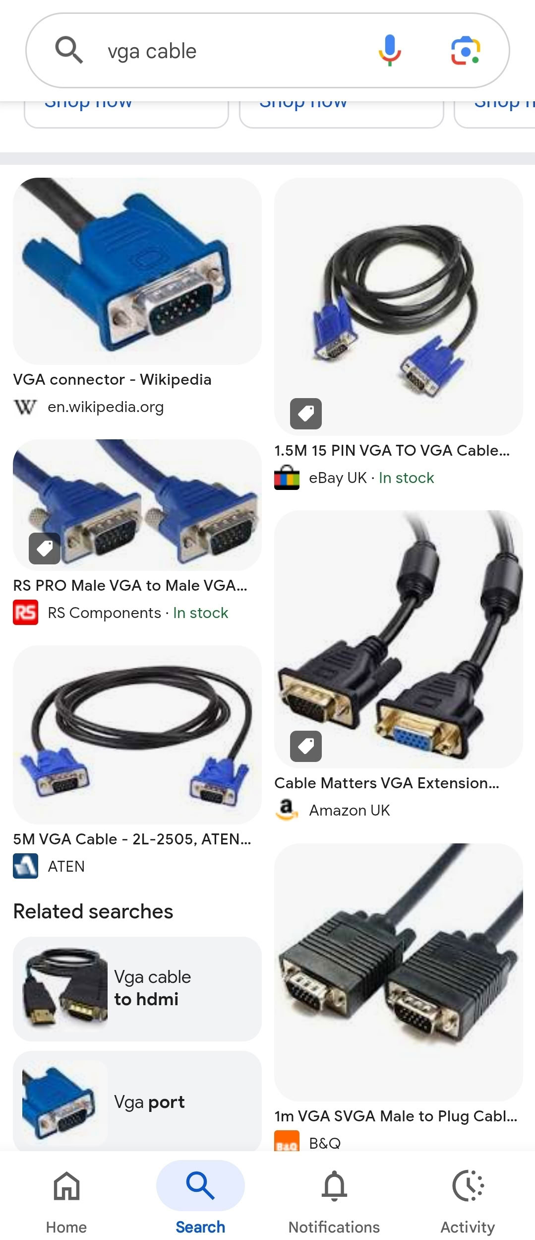 Request: VGA cables (Leeds LS7) - Leeds Freegle