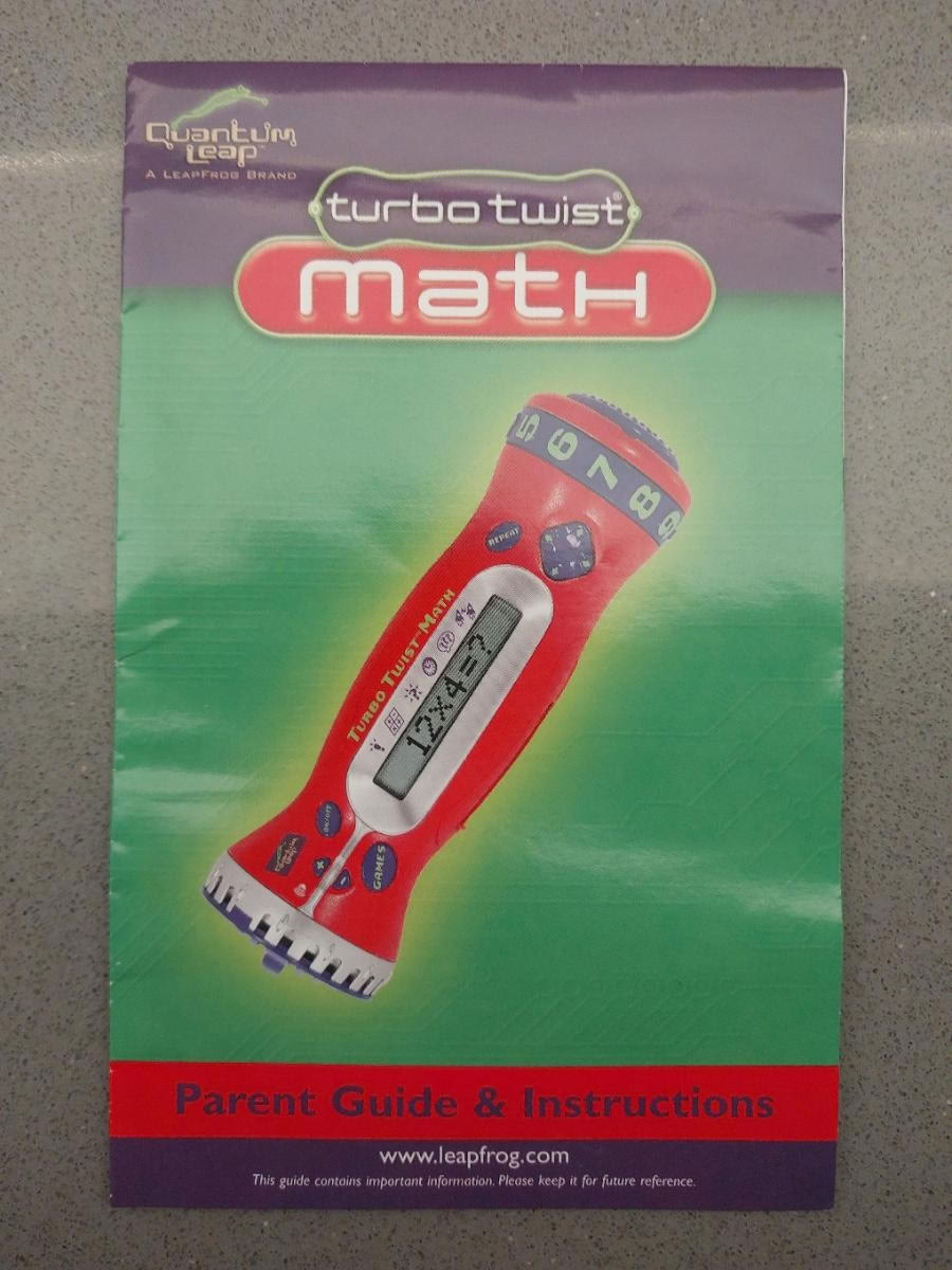 Free: TurboTwist Math Twist & Shout Game (Ealing Pitshanger W5)