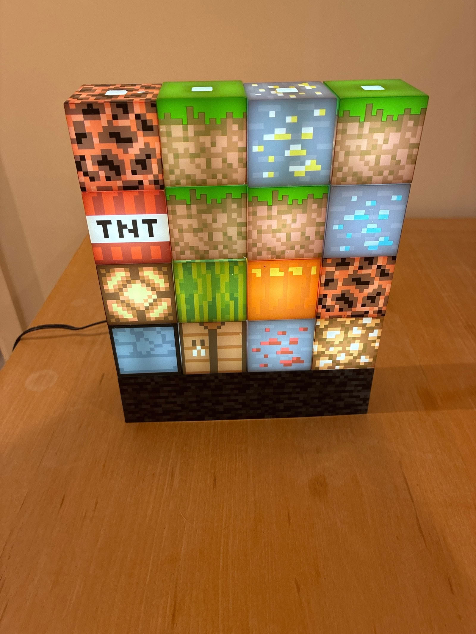 Free: Minecraft block building light (North Road) - Bath Freegle
