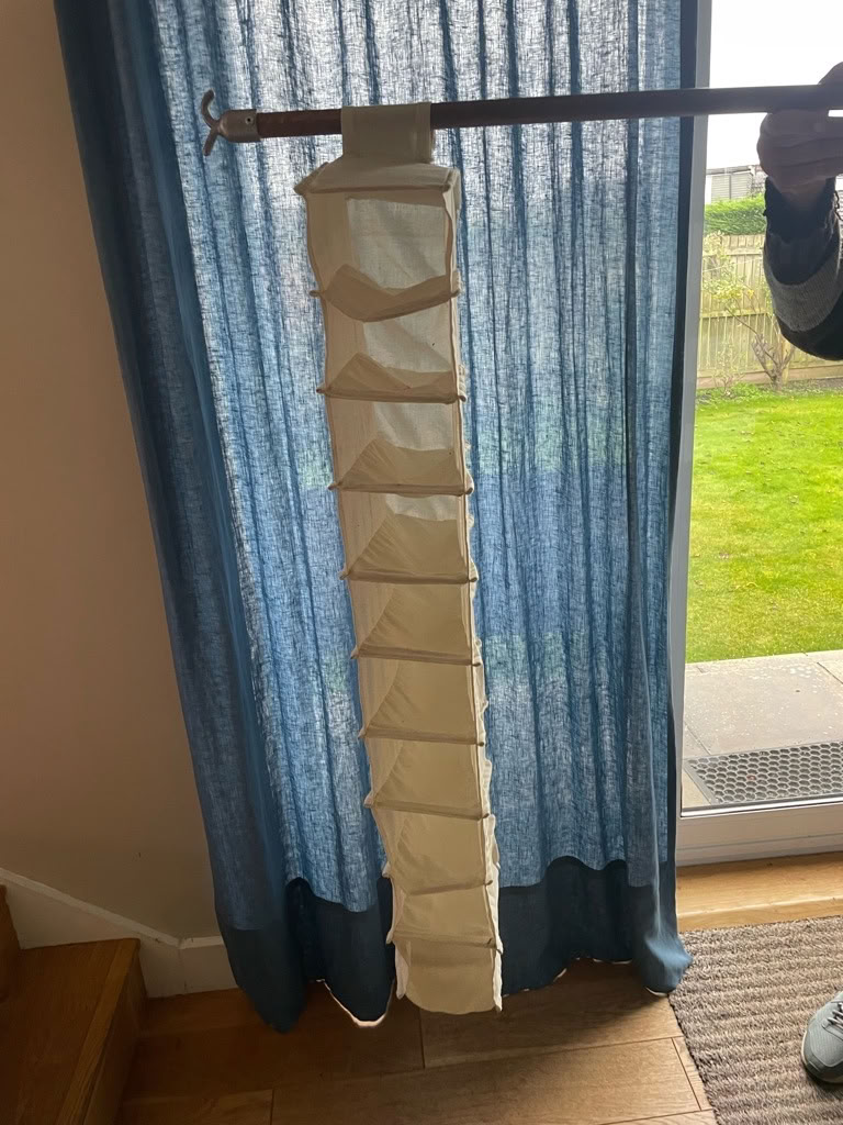 Free: Hanging shoe storage (Drum Brae EH4) - Edinburgh Freegle