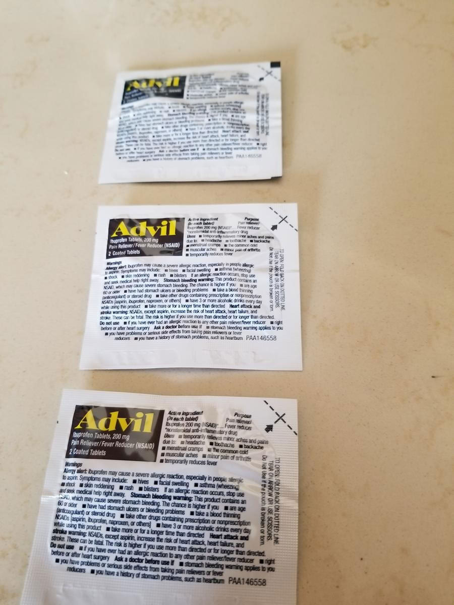 Free: Advil travel packs (Britannia Rd and Creditview Rd) - Free ...