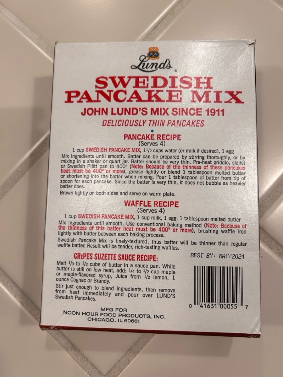 Free: Pancake mix x2 (east Petaluma)