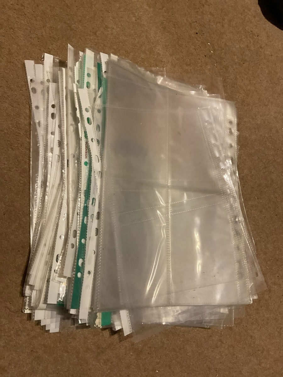 Free: Plastic document sleeves (North Norwich) - Norwich Freegle