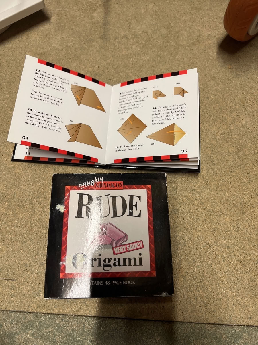 Free: Origami set with book (Cove GU14)