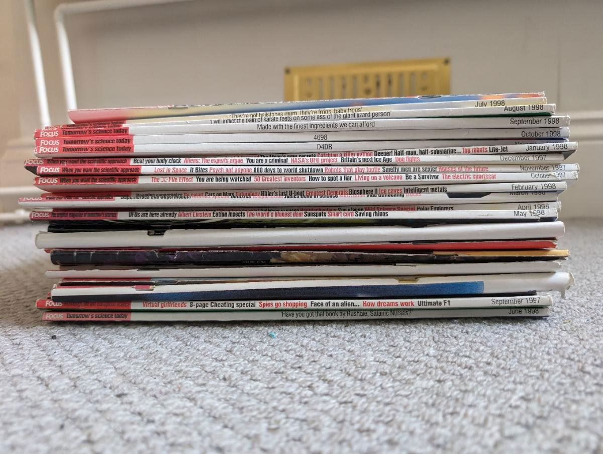 Free: Old Science Magazine (BBC Focus) (BS3) - Bristol Freegle
