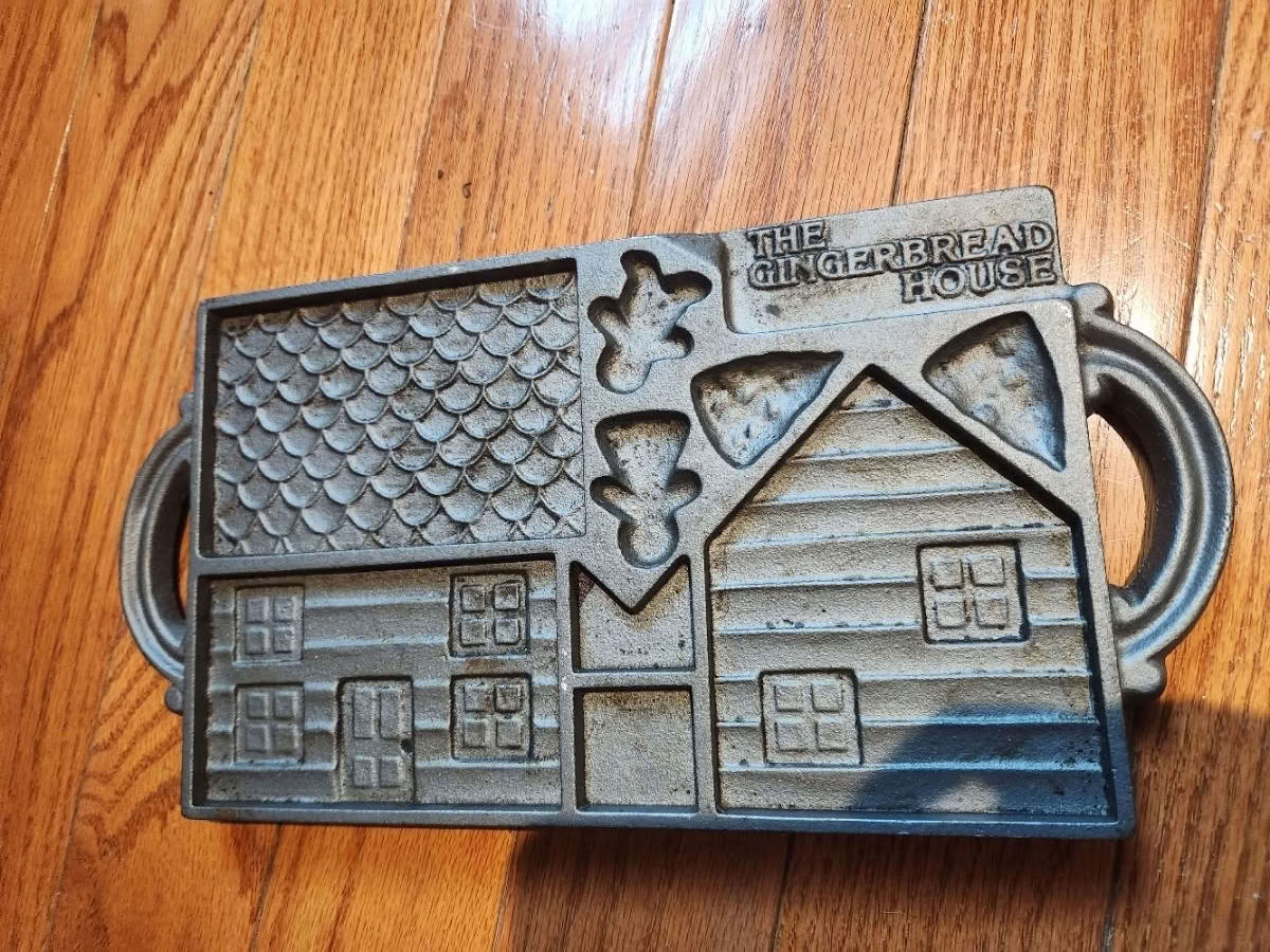 Free: Cast-iron gingerbread house mold (Capitol Hill, DC)