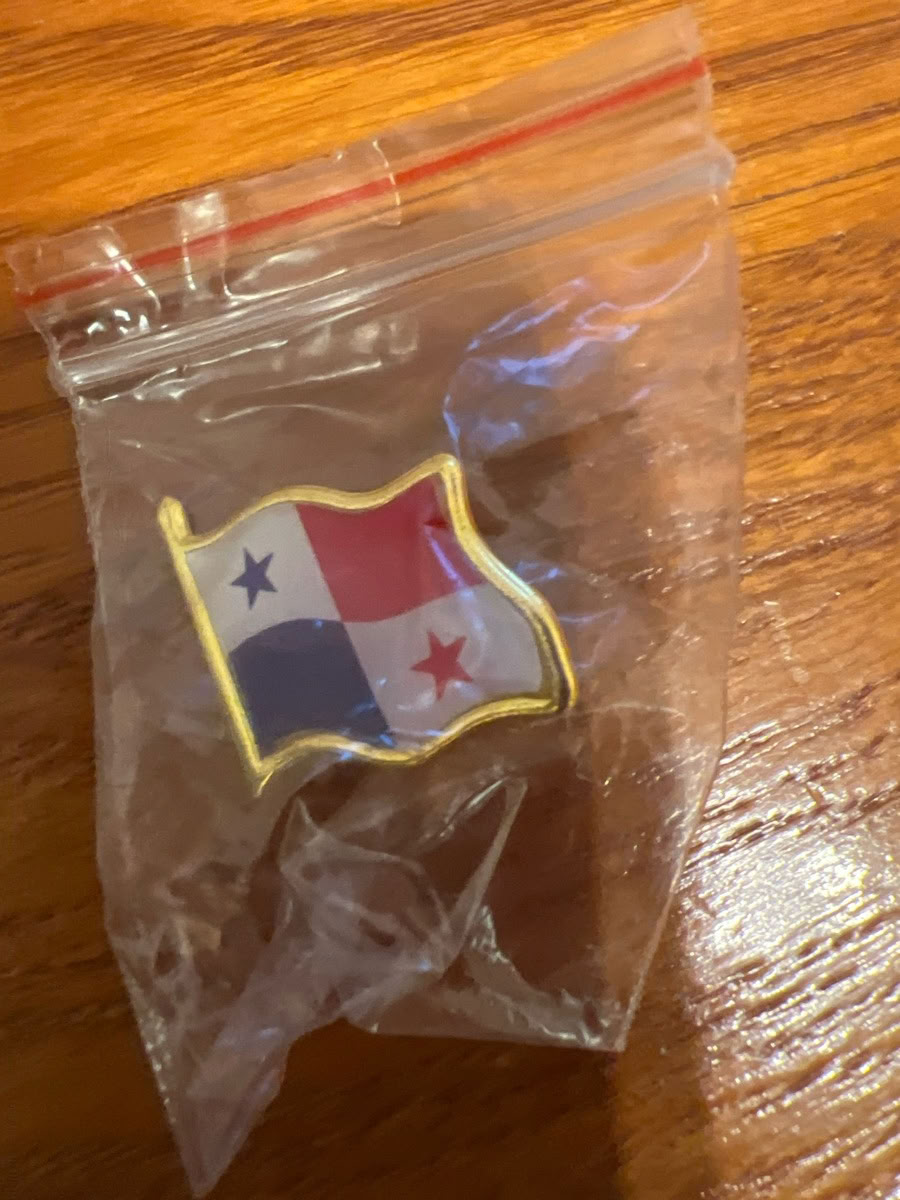 Free: Panama flag lapel pin (SE DC (Ward 7))