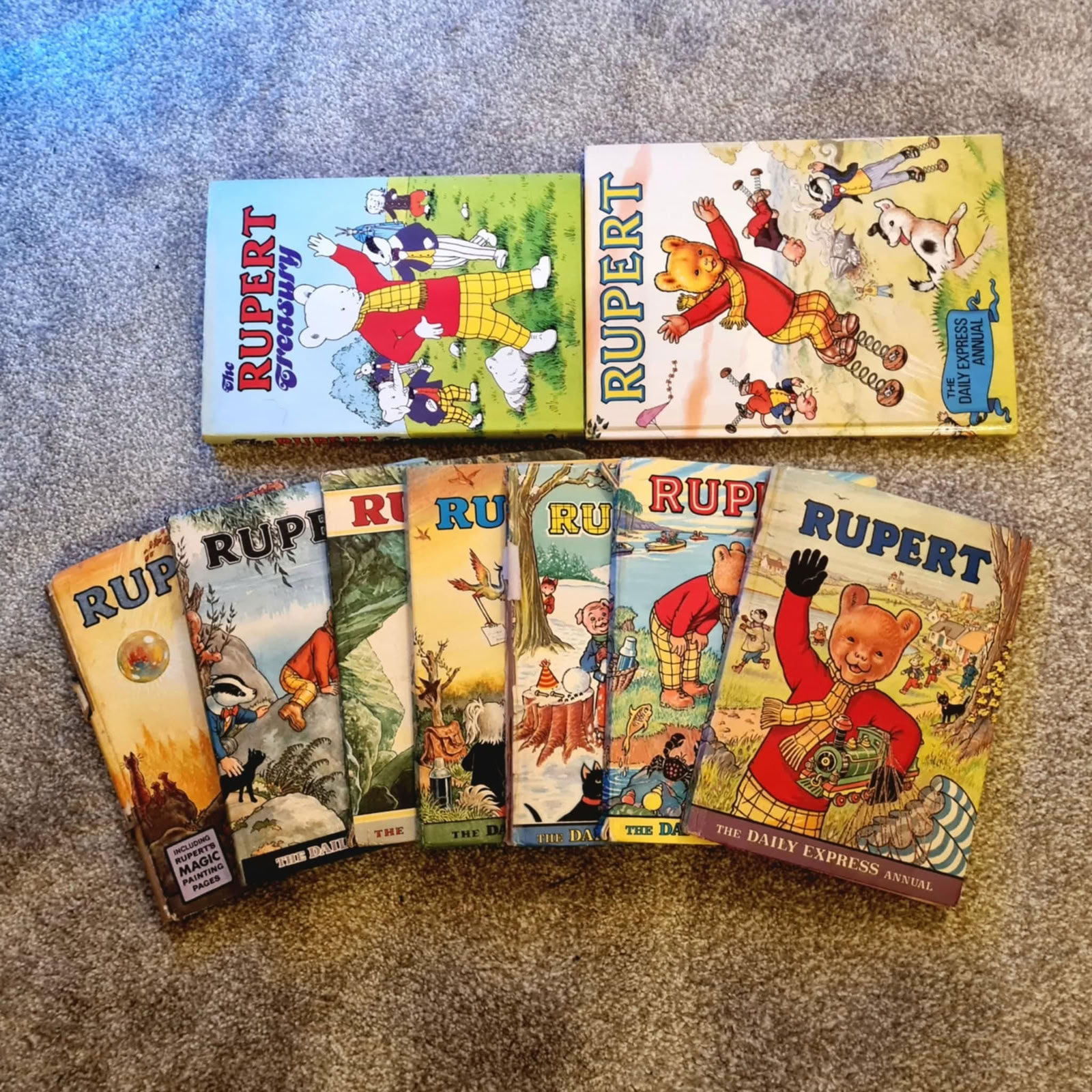 Free: Old Rupert Bear annuals (Purbrook)
